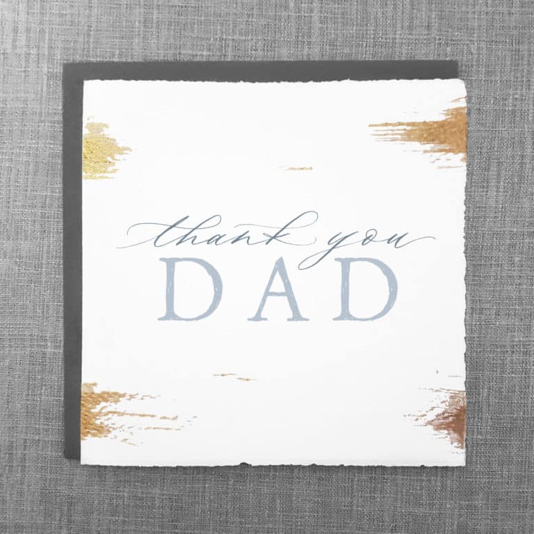 greeting card – thank you dad – courtney rose design