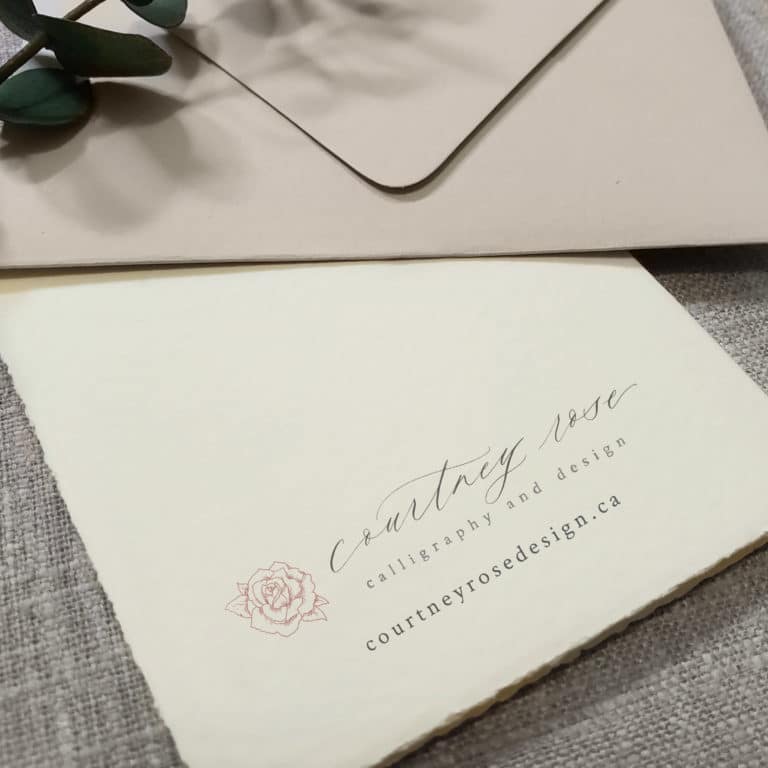 courtney rose design - greeting cards | calligraphy & wax seals